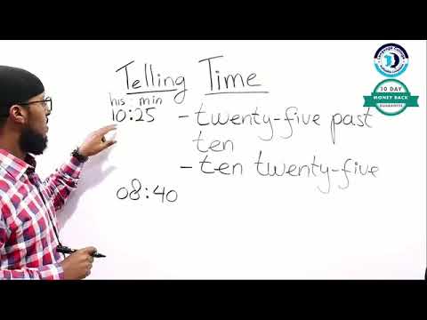Telling Time - Macalin Mahdi - YouTube