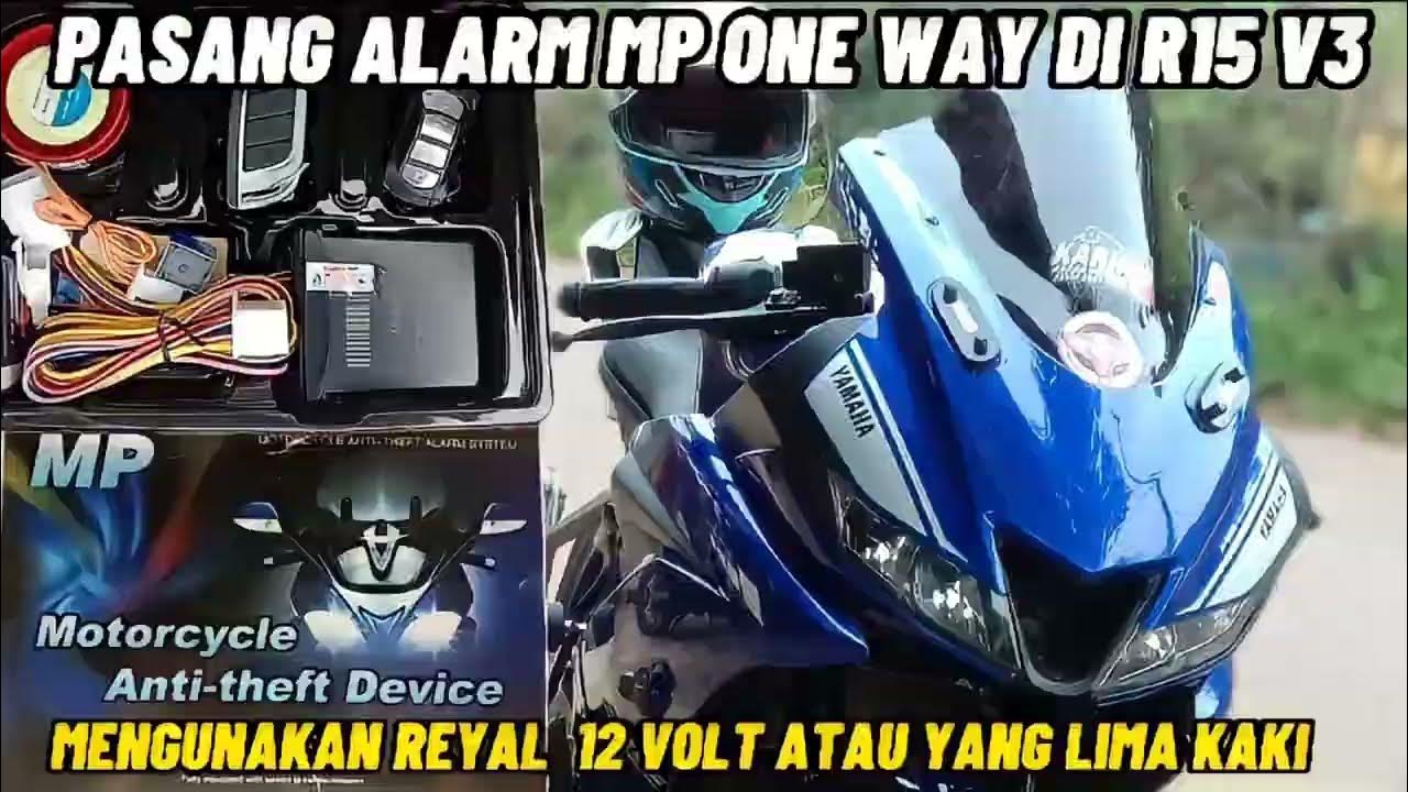 Cara pasang alarm mp one way di r15 v3 menggunakan relay 12 volt atau relay lima kaki - YouTube