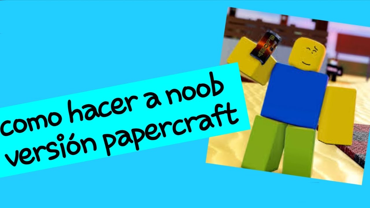 como hacer a noob versión papercraft de forsaken 😎 - YouTube