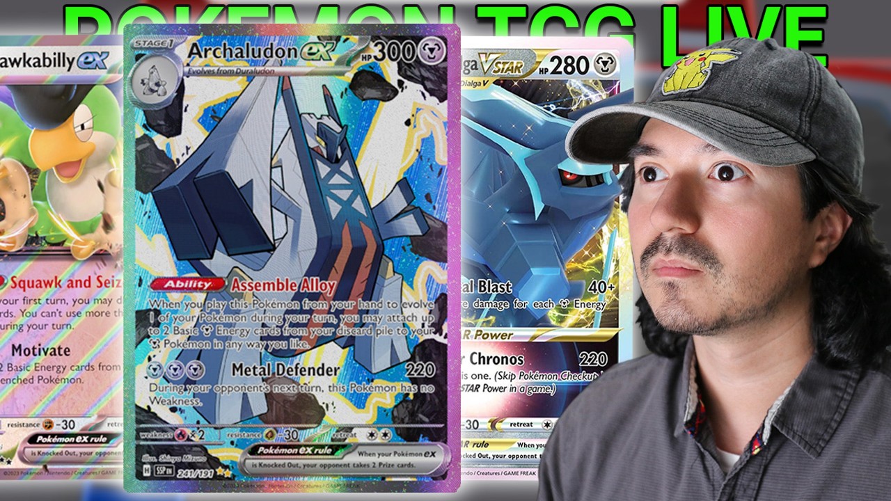 Climbing the Pokemon TCG Live Ladder with Archaludon EX - YouTube