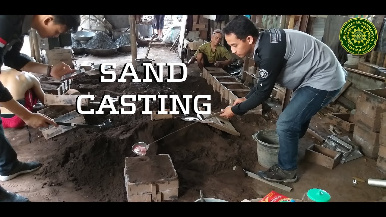 Praktikum Pengecoran Logam (Sand Casting) - YouTube