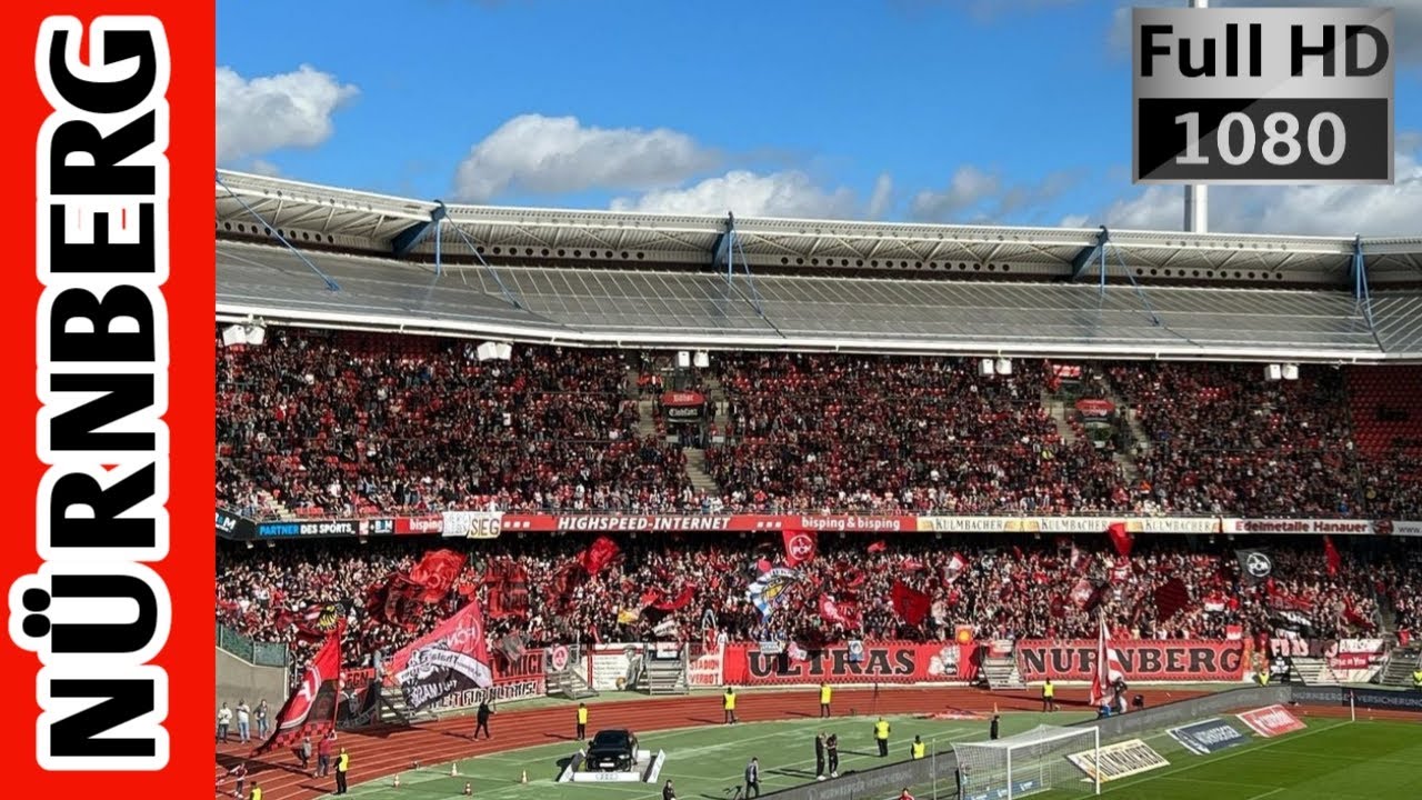 ⚽ ULTRAS NÜRNBERG Atmosphere In Max-Morlock-Stadion | FCN VS Hannover ...