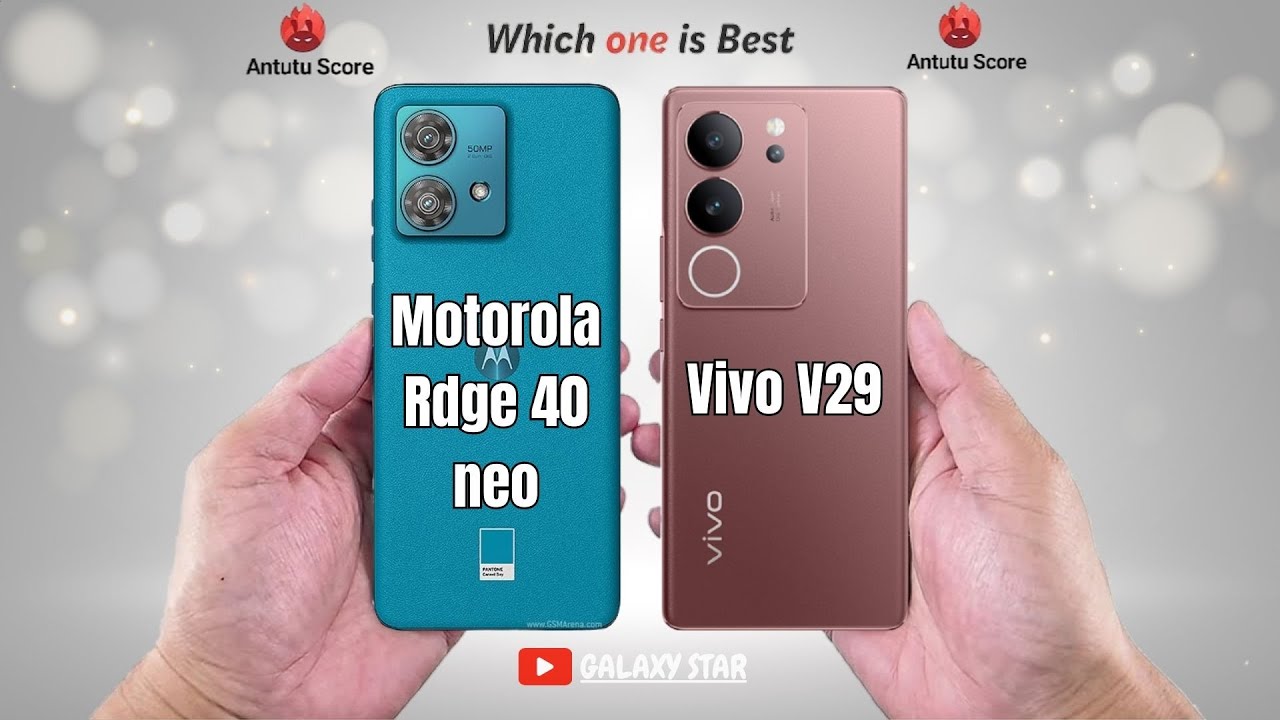 Motorola Edge 40 neo vs Vivo V29 - YouTube
