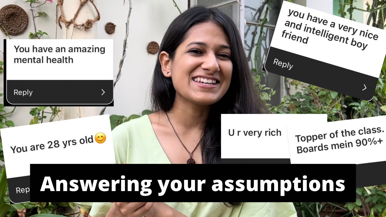 Answering your assumptions about me! - YouTube