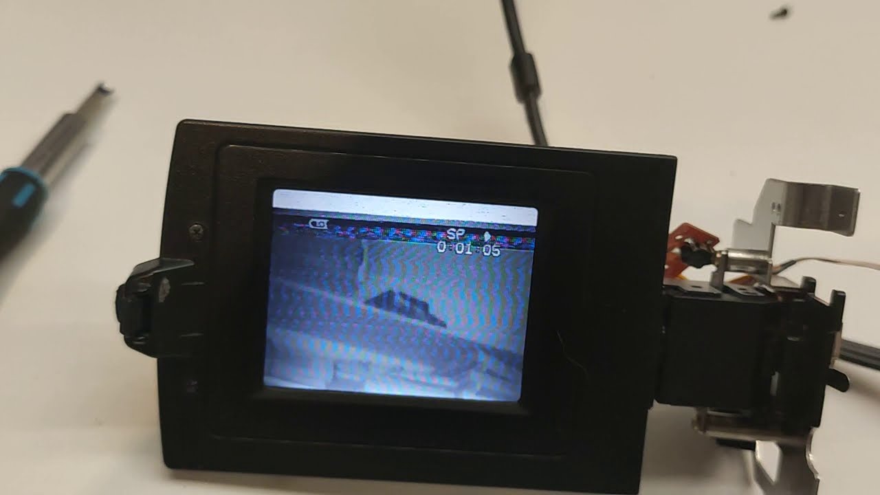 JVC S-VHS Camcorder bad head / head switching ? - YouTube