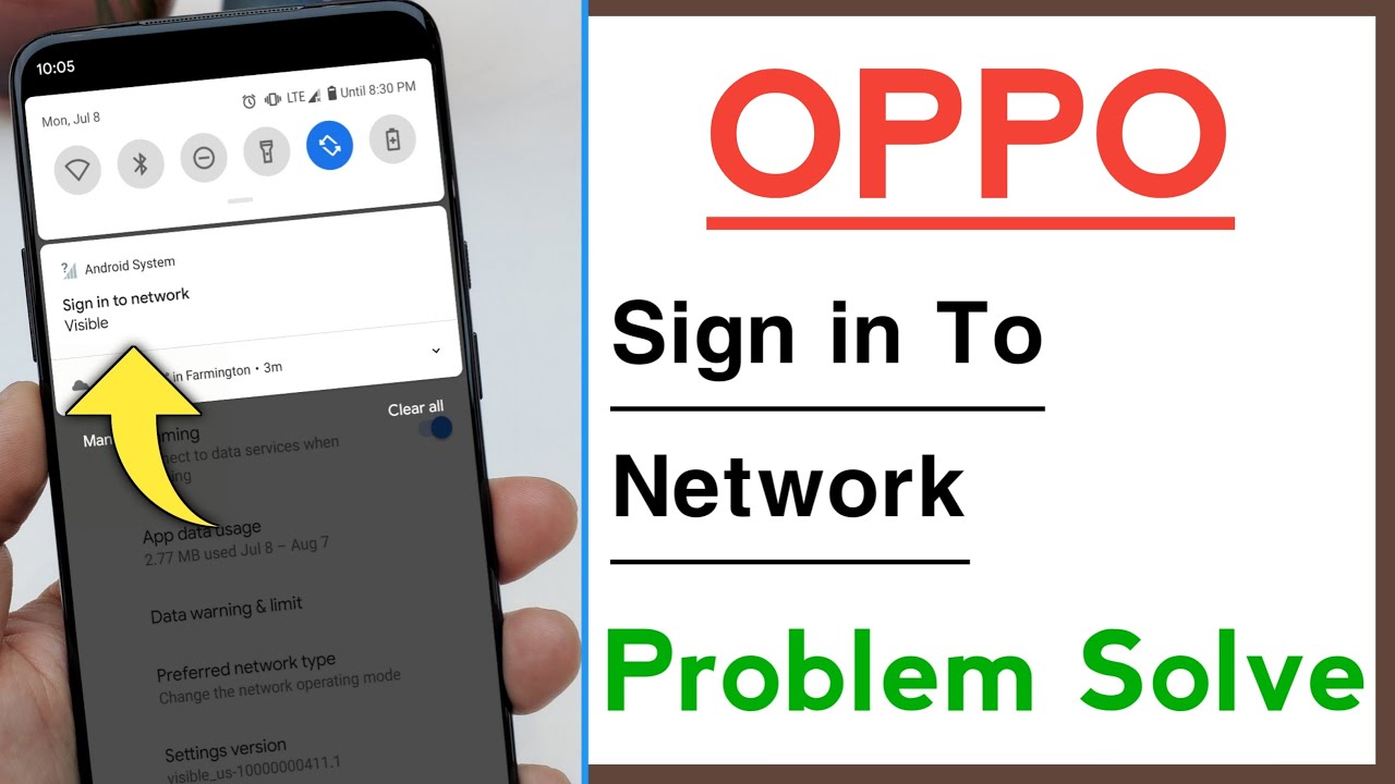 OPPO Sign in To Network Problem Solve - YouTube