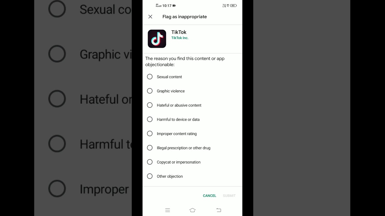 How to report tik tok #20MFORCARRY - YouTube