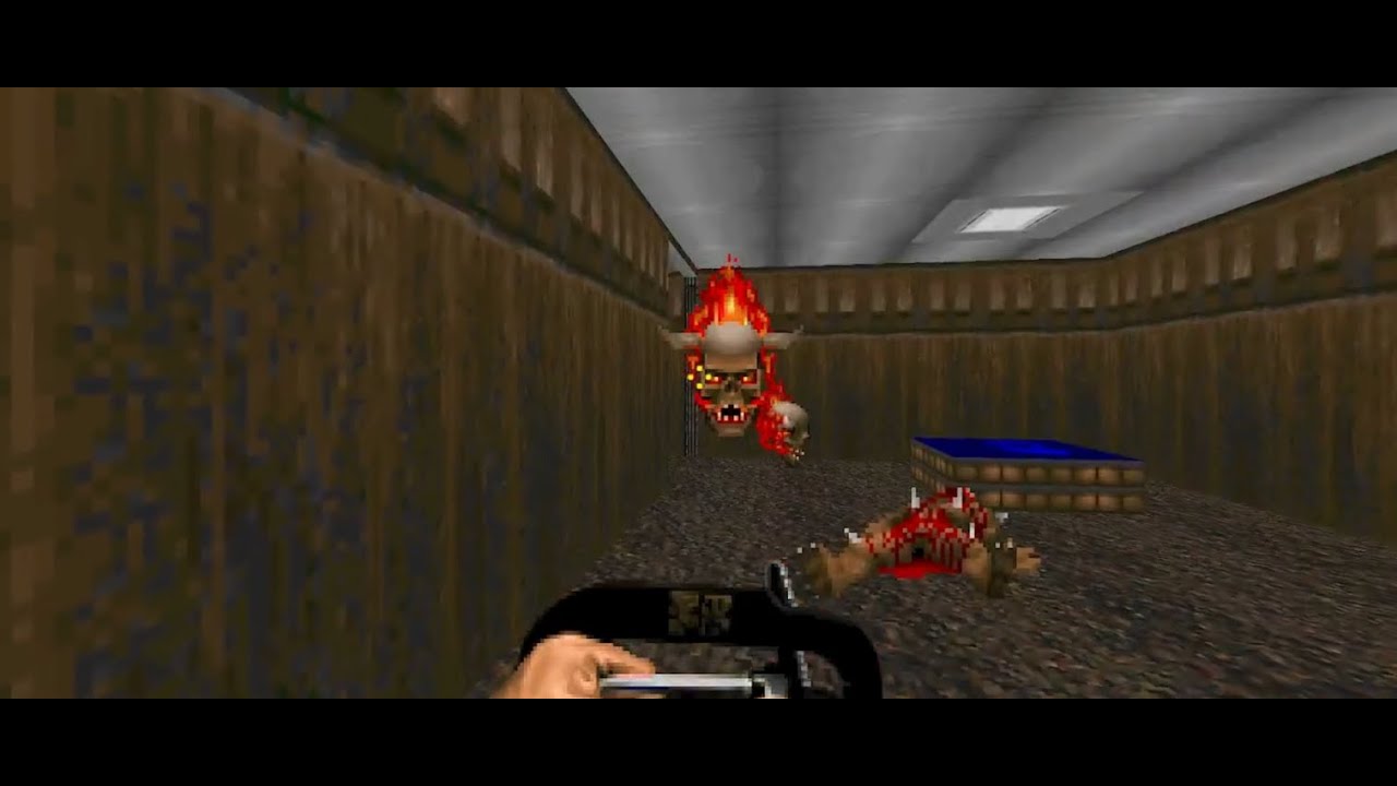 Pistol Start of Classic Doom E2M2 in UV, 100% Run - YouTube