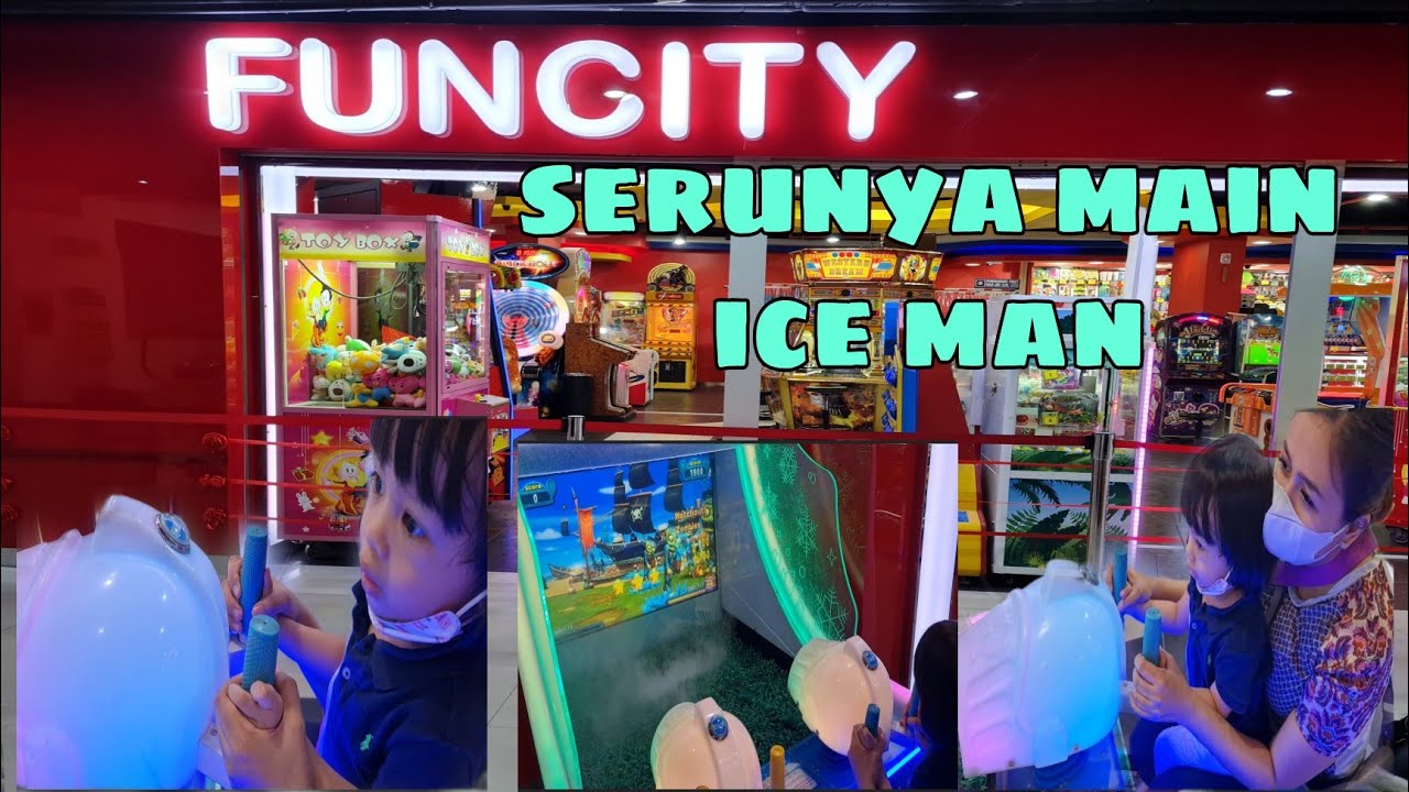 KESERUAN SASA MAIN GAME ICEMAN DI FUNCITY | THE FUN OF CHILDREN PLAYING ...