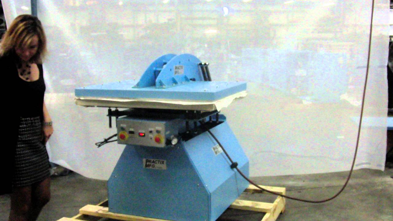 OK-150 CLAM SHELL PRESS - YouTube