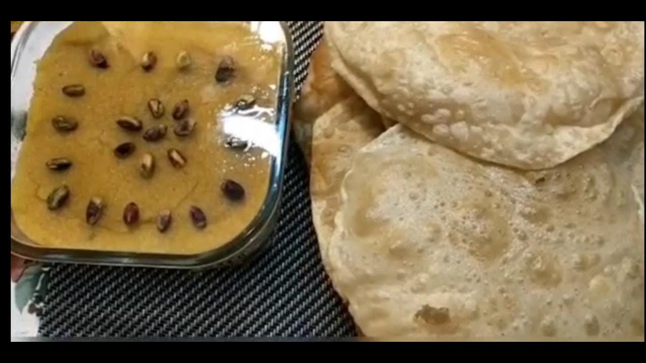 Lahori Nashta - Halwa Purri - by Seemi Khan - Part 1 - YouTube