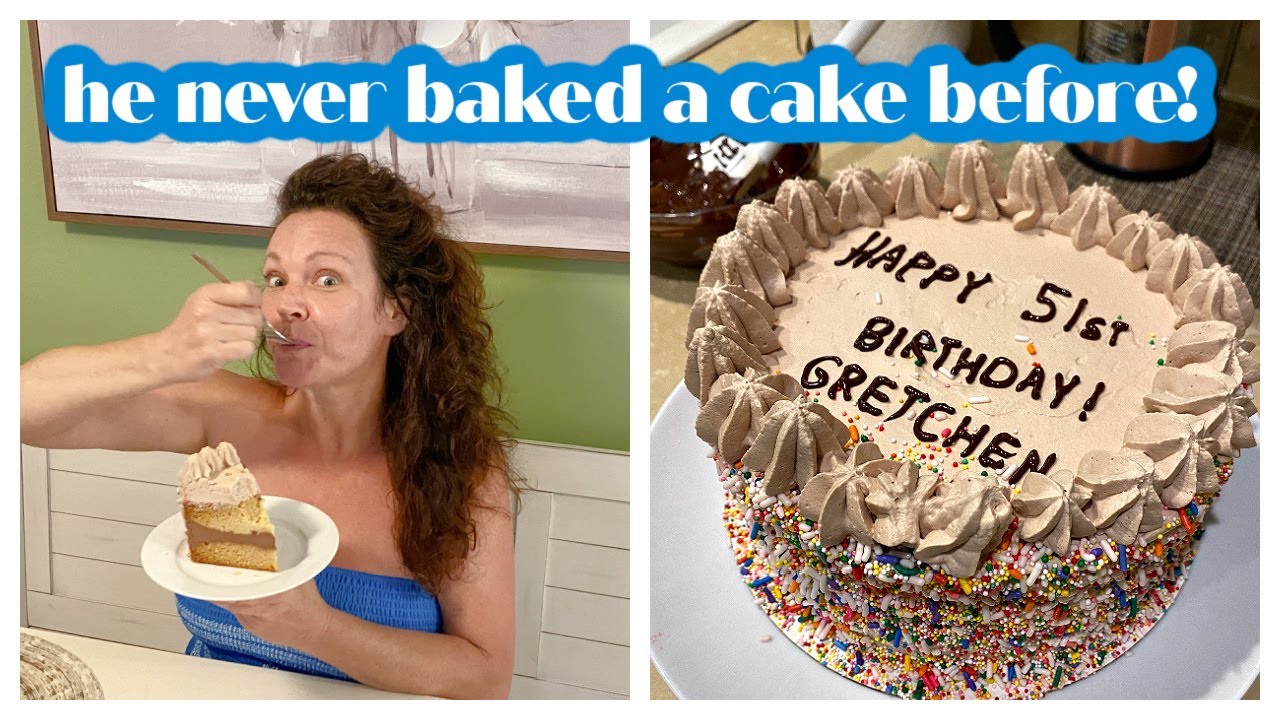 My Husband Made My Birthday Cake! - YouTube