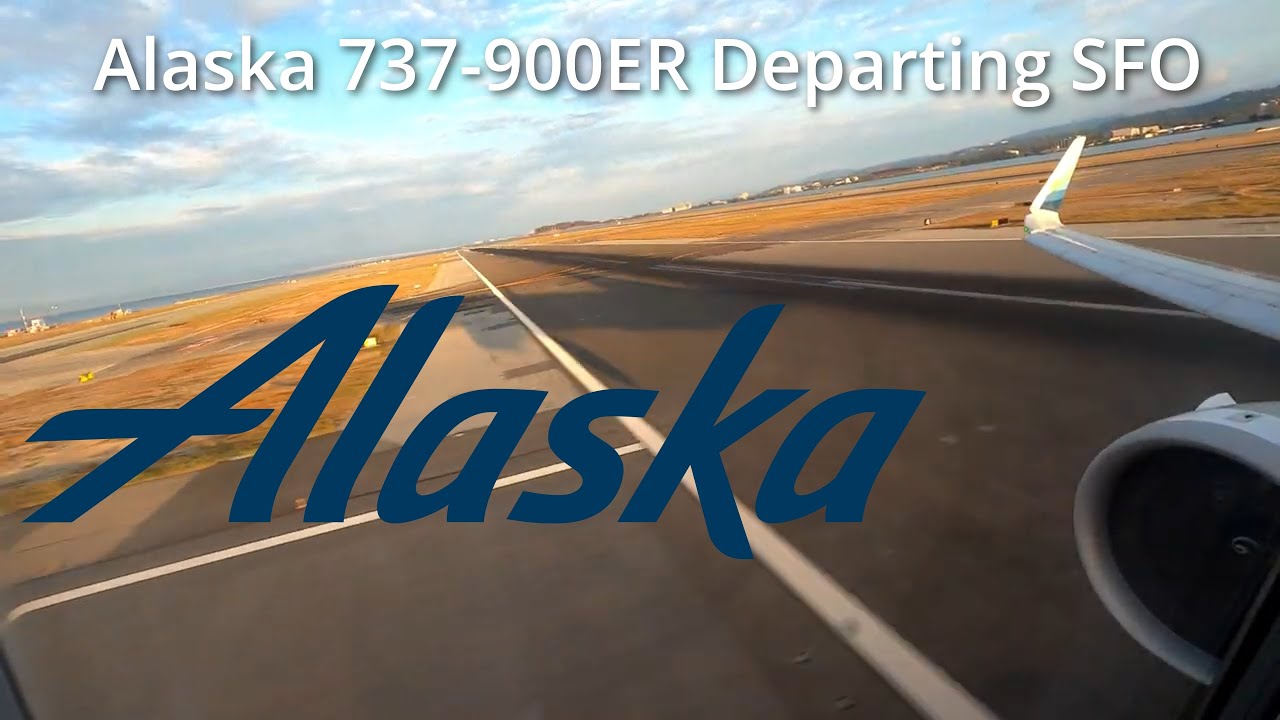 Alaska A321neo Departing San Francisco (SFO) - YouTube