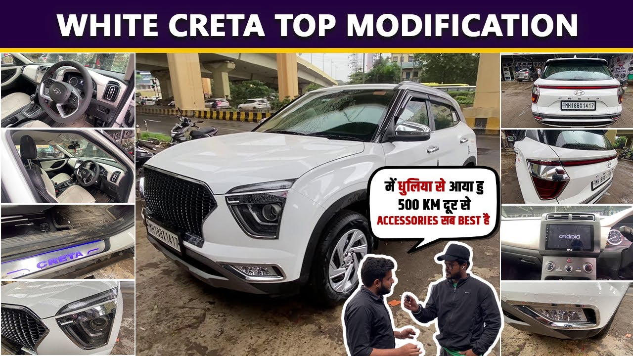 Hyundai creta 2022 modified | CRETA 2022 MODIFICATION E MODEL TO EX ...