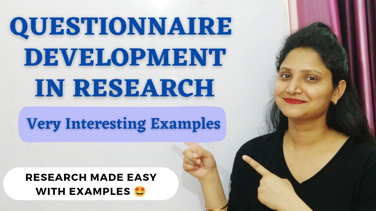 36. ART OF ASKING QUESTIONS | Questionnaire Development in Research ...