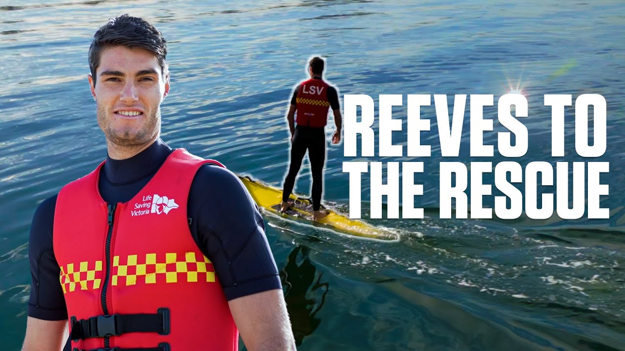 Ned Reeves Learns How To Be A Surf Life Saver - YouTube