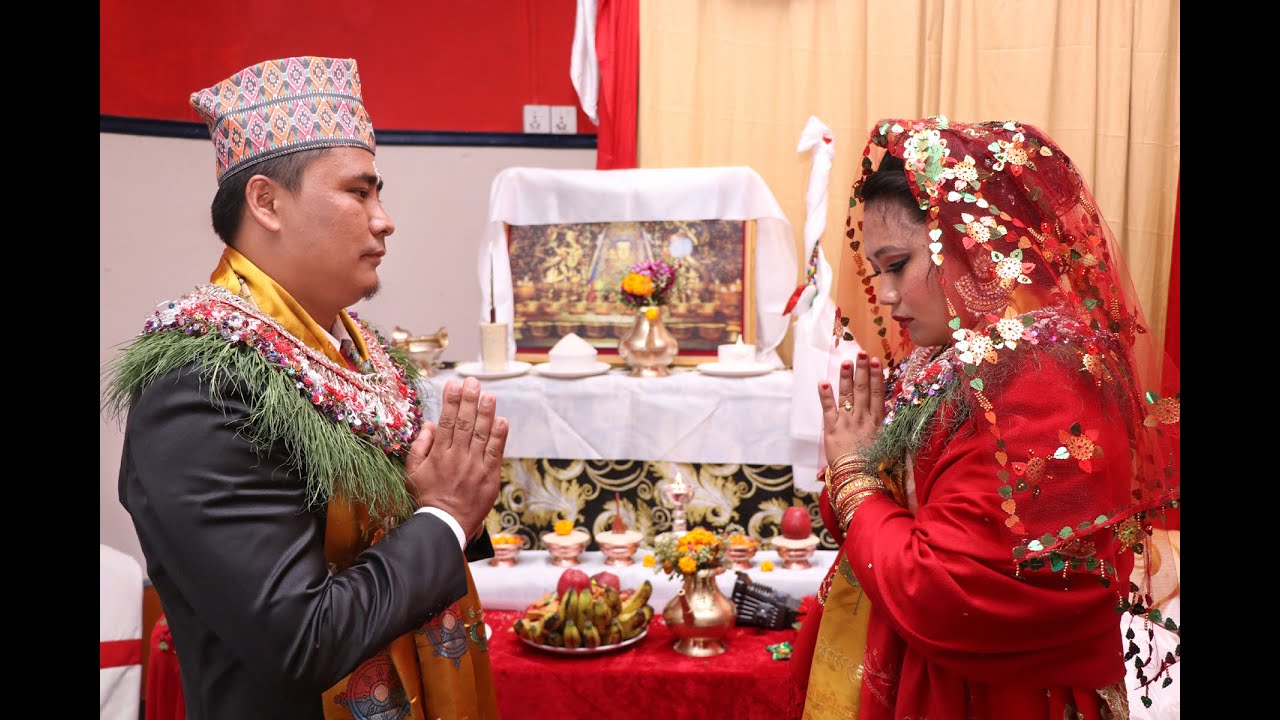 Wedding Highlight Nepali Buddhist Tamang Culture | Raju Tamang & Dolma ...