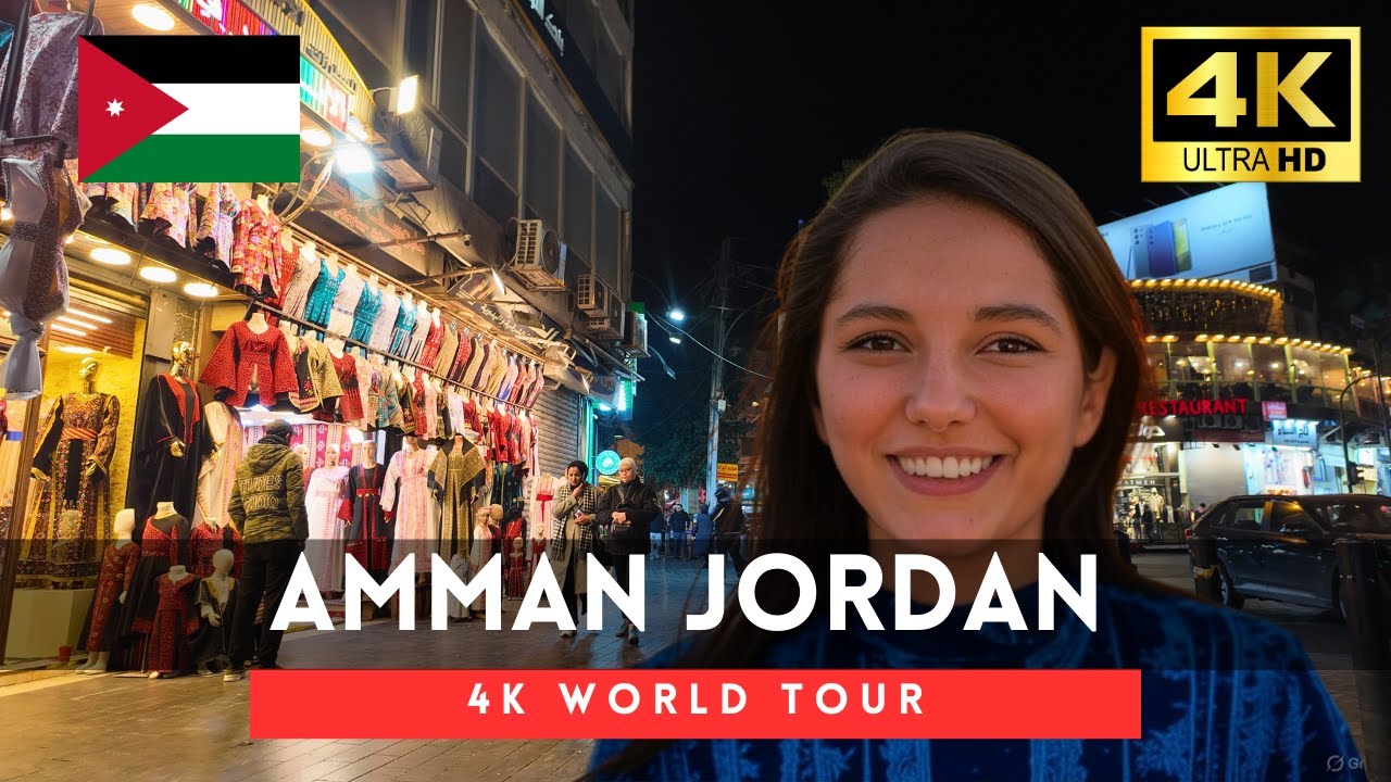 🇯🇴Jordan 4k walk - Amman 4K Night Walking Tour｜Dec 2024 - YouTube