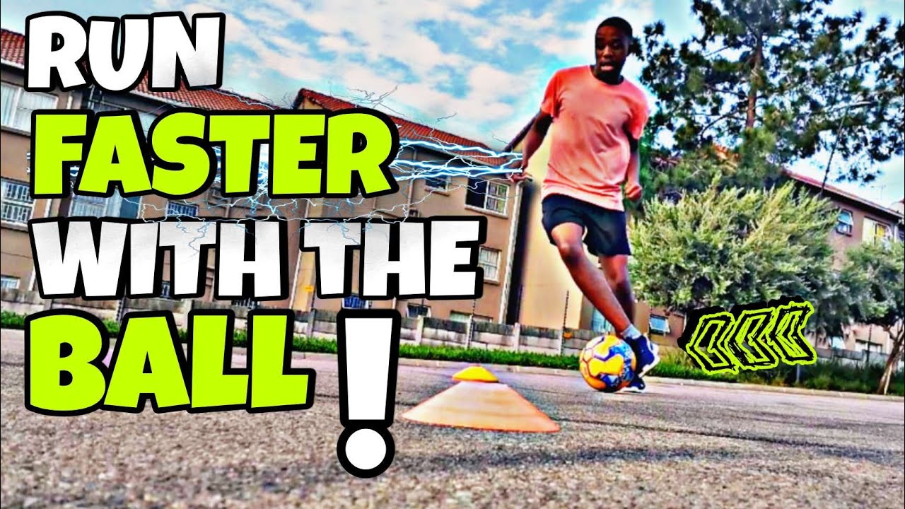 Learn 3 DRILLS to run FASTER with the BALL | Dribble with speed to BEAT ...