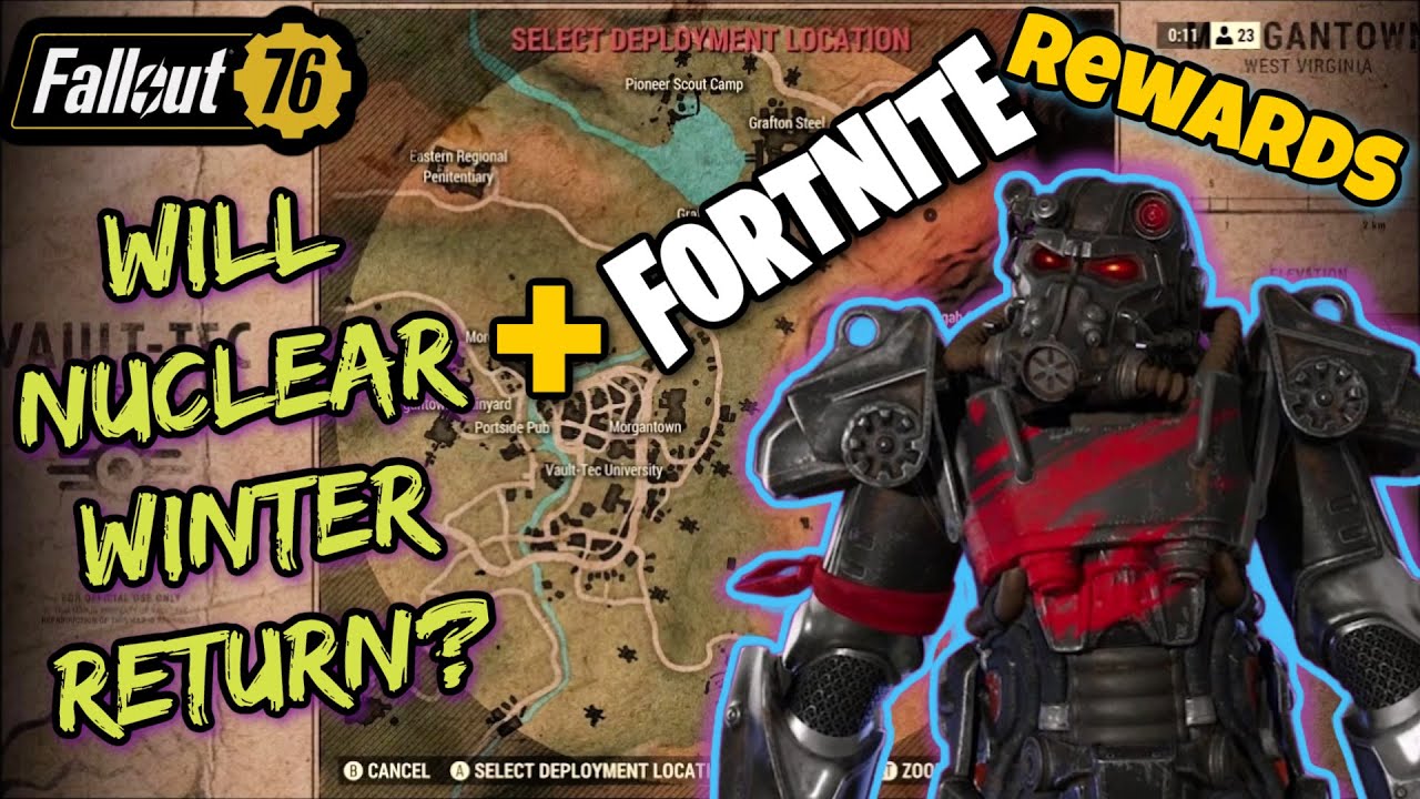 Fallout 76: Nuclear Winter and Fortnite Fallout Rewards - YouTube