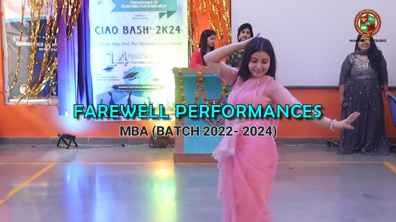 FAREWELL PERFORMANCES MBA || WCTM - YouTube