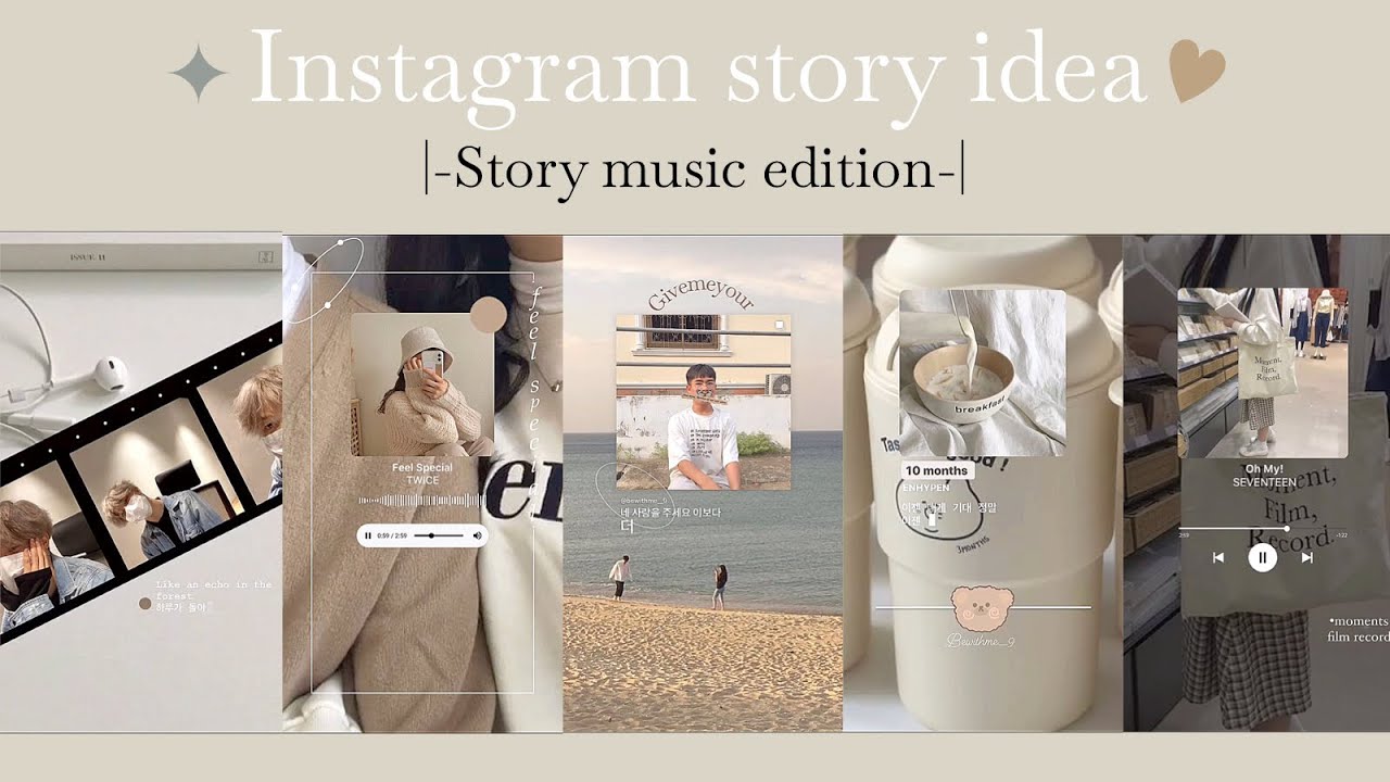 Hello instagram 01˳ ༚ IG story เเต่งไอจีสตอรี่แบบใส่เพลง•minimal ...