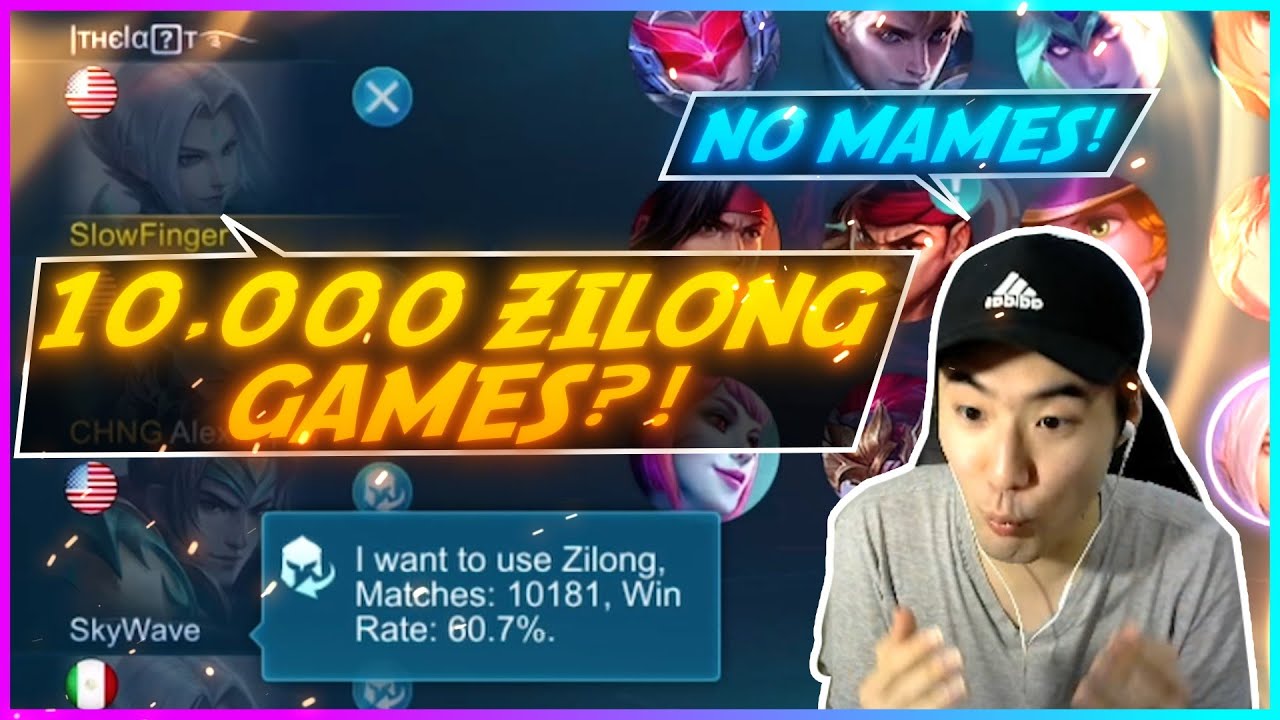 Imagine playing Zilong 10000 games | MLBB - YouTube