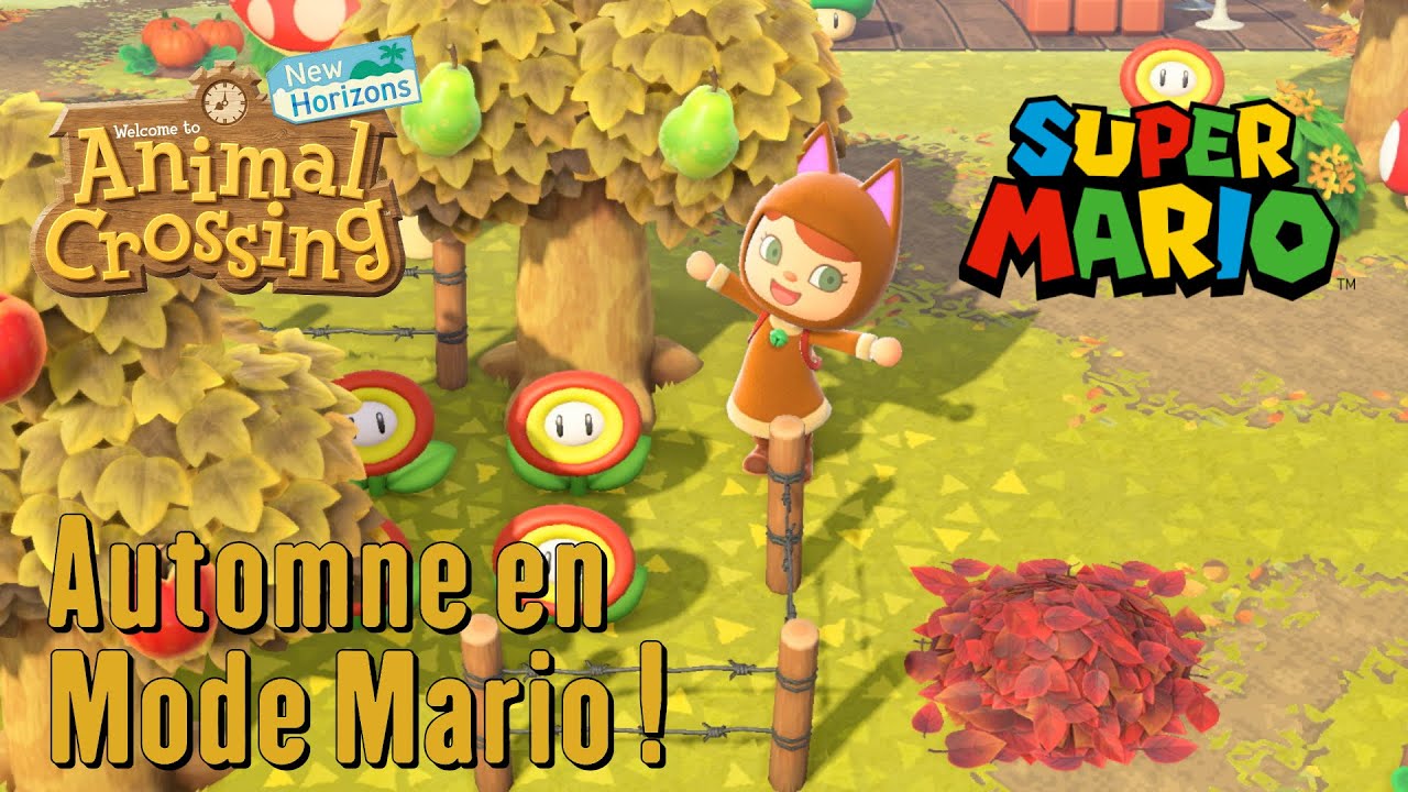 Animal Crossing New Horizons - Automne en Mode Mario ! - YouTube
