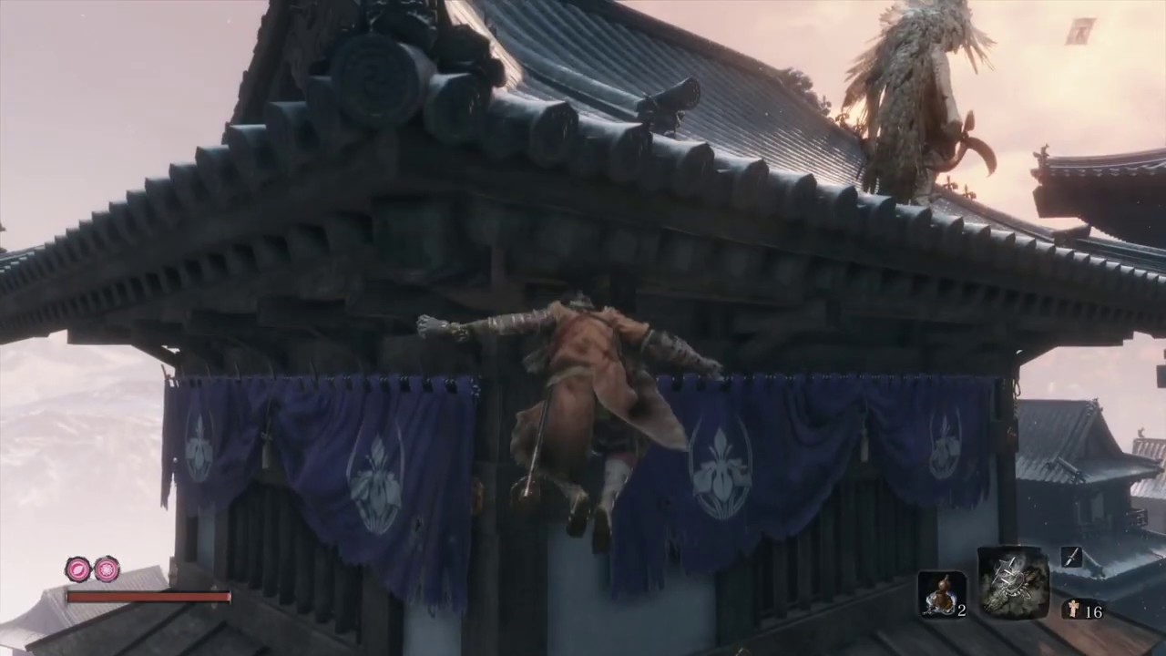 Sekiro Shadows Die Twice hunting down the rooftop nightjar ninjas ps4 ...