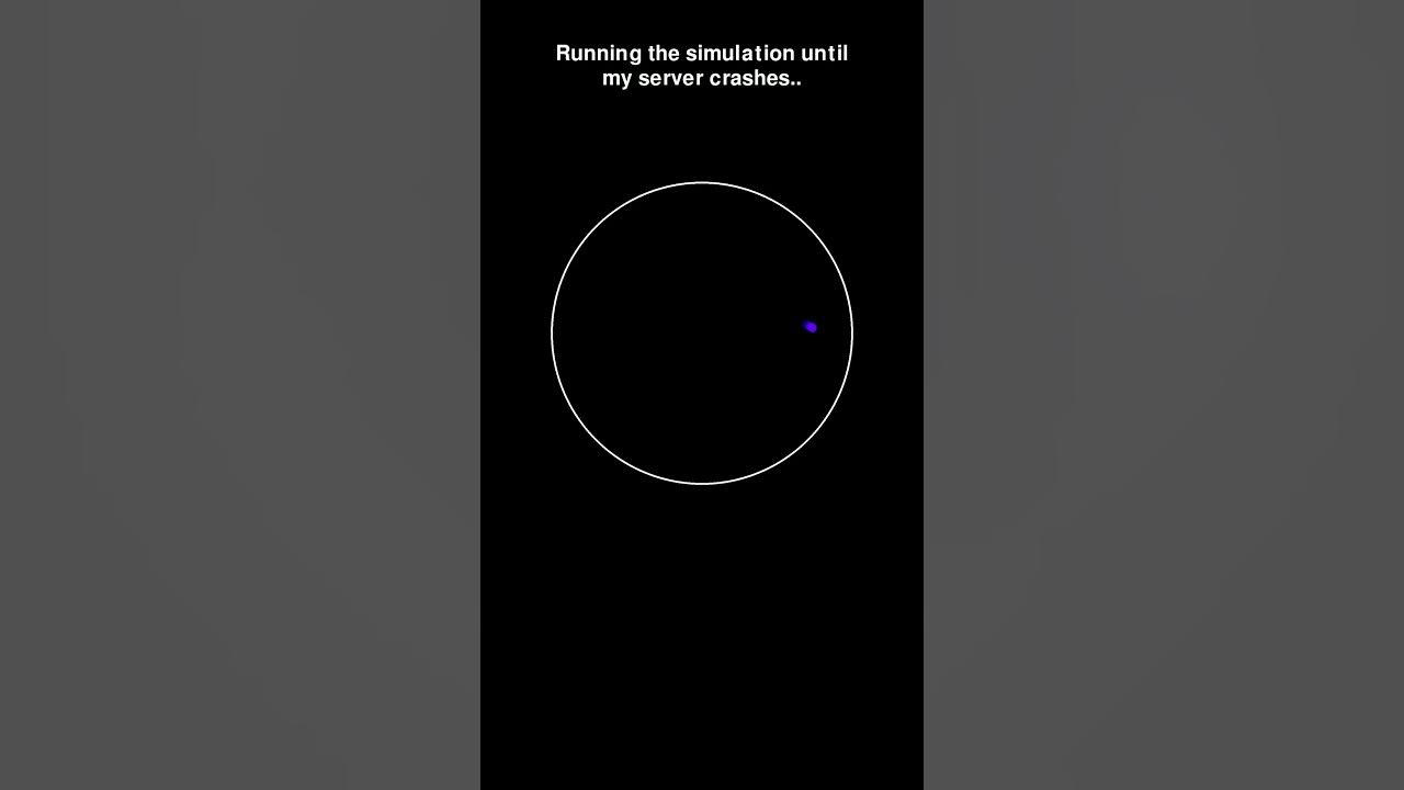 Ball bouncing simulation #adhd #music #code #space #python #physics # ...