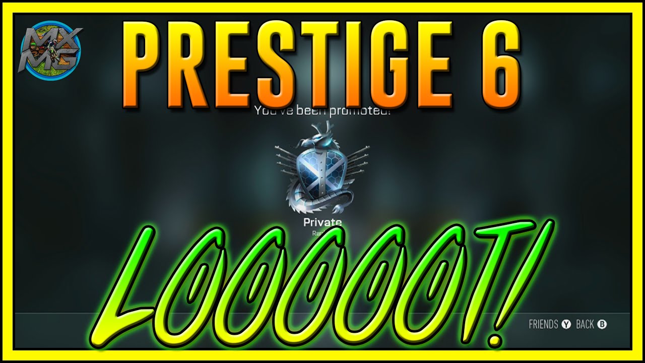 Advanced Warfare Prestige 6 LOOT - COD AW 6th Prestige Loot, Stats, and ...