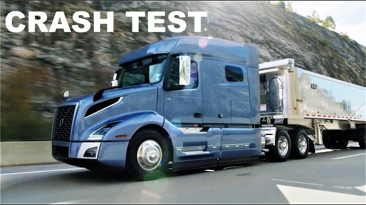 2018 Volvo Trucks VNL Crash Test - YouTube
