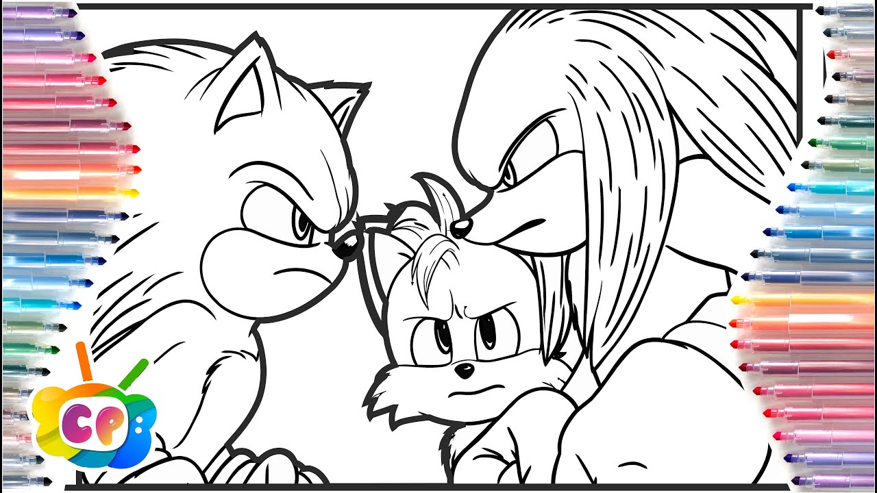 Sonic 3 the hedgehog coloring pages/ Sonic vs Knuckles coloring page ...