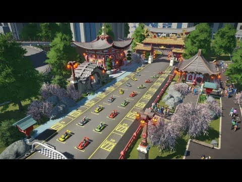 Worlds Largest Go Kart Track (Planet Coaster) - YouTube