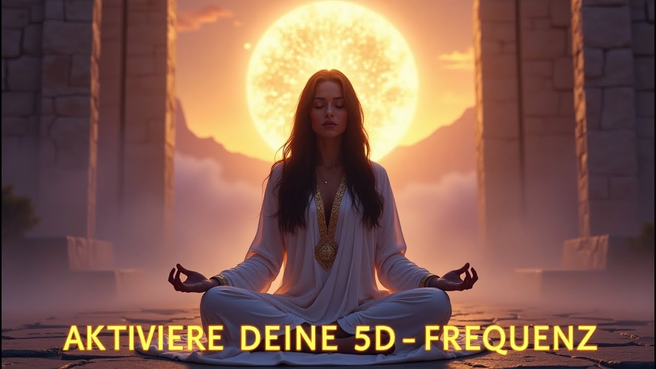 🧘‍♀️ Aktiviere deine 5D-Frequenz – Geführte Meditation für das Goldene ...