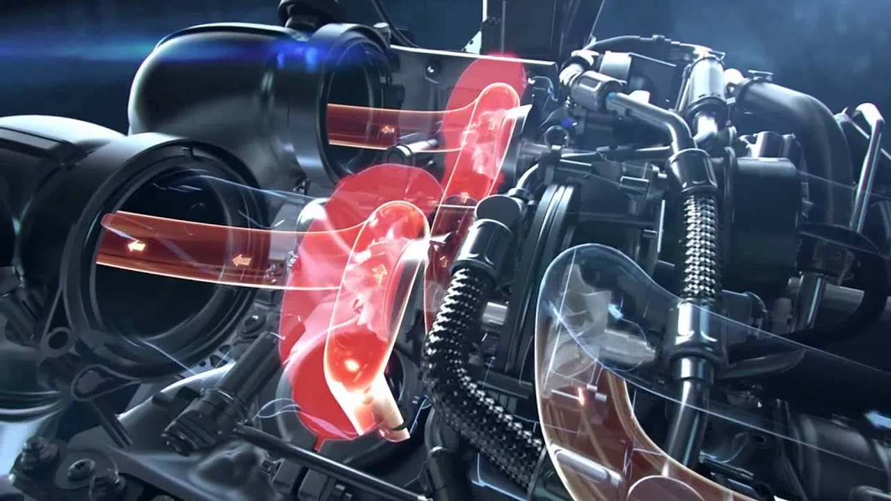 Kijkje in de nieuwe AMG 4 liter V8 biturbo motor - YouTube