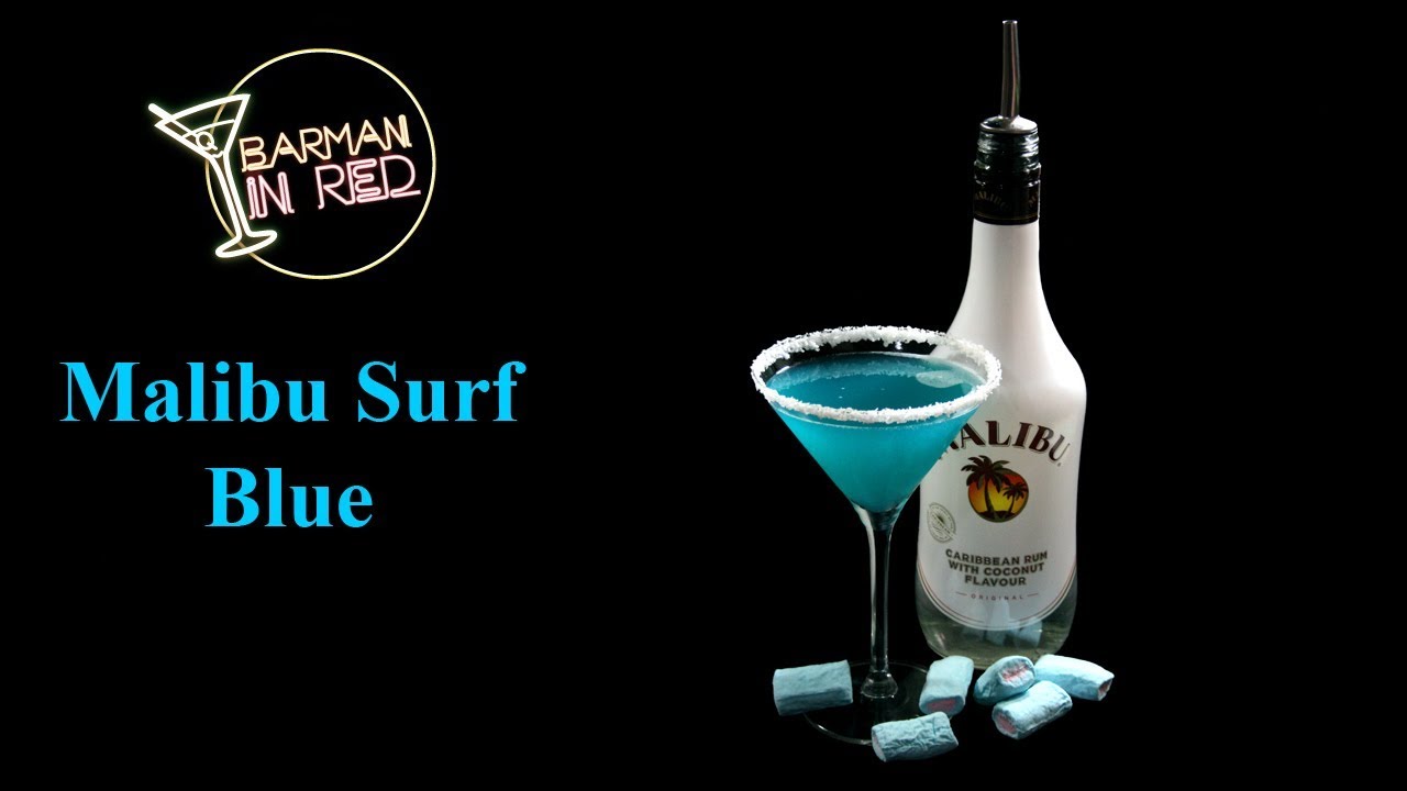 Como Preparar el Rico 🌊 MALIBU SURF BLUE - YouTube