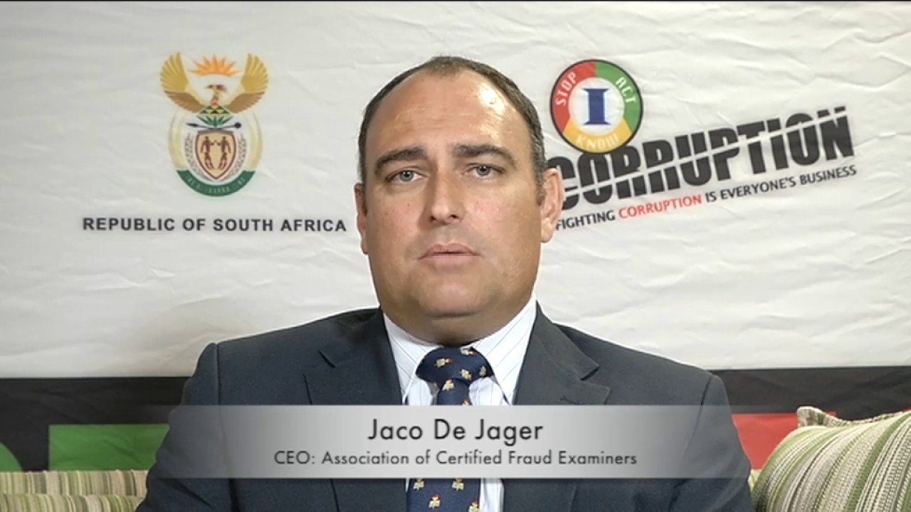 Mr Jaco de Jager's message of support on launch of Anti Corruption ...