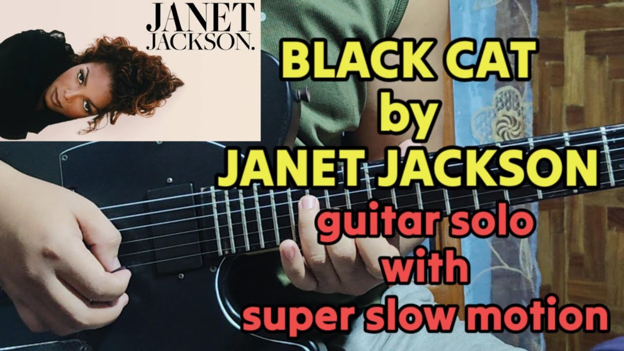 Black cat by Janet Jackson - guitar solo - YouTube