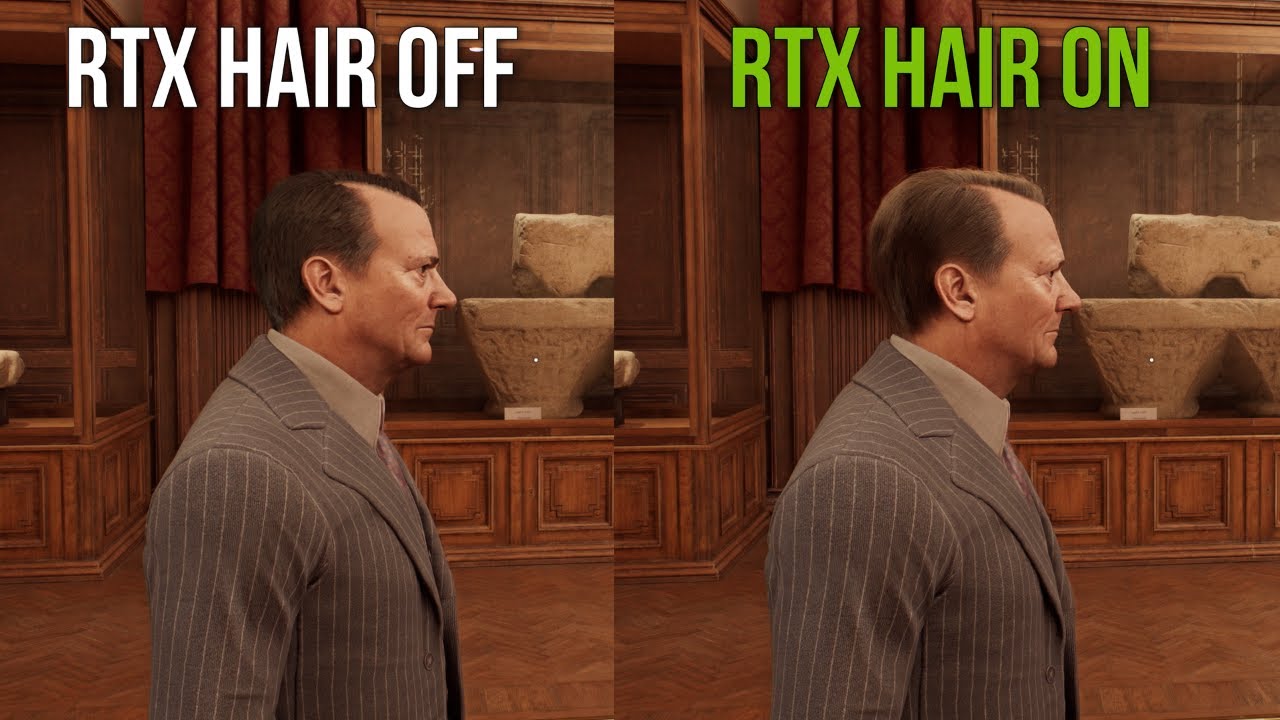 RTX Hair On vs Off Comparison - Indiana Jones and the Great Circle ...