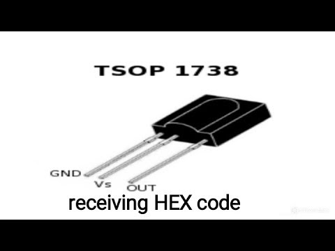 arduino with tsop 1738 in tamil(receiving the HEX code) - YouTube
