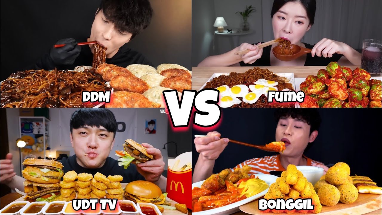 Famous Mukbangers Mukbang Compilation 🤤 2X SPEED - YouTube