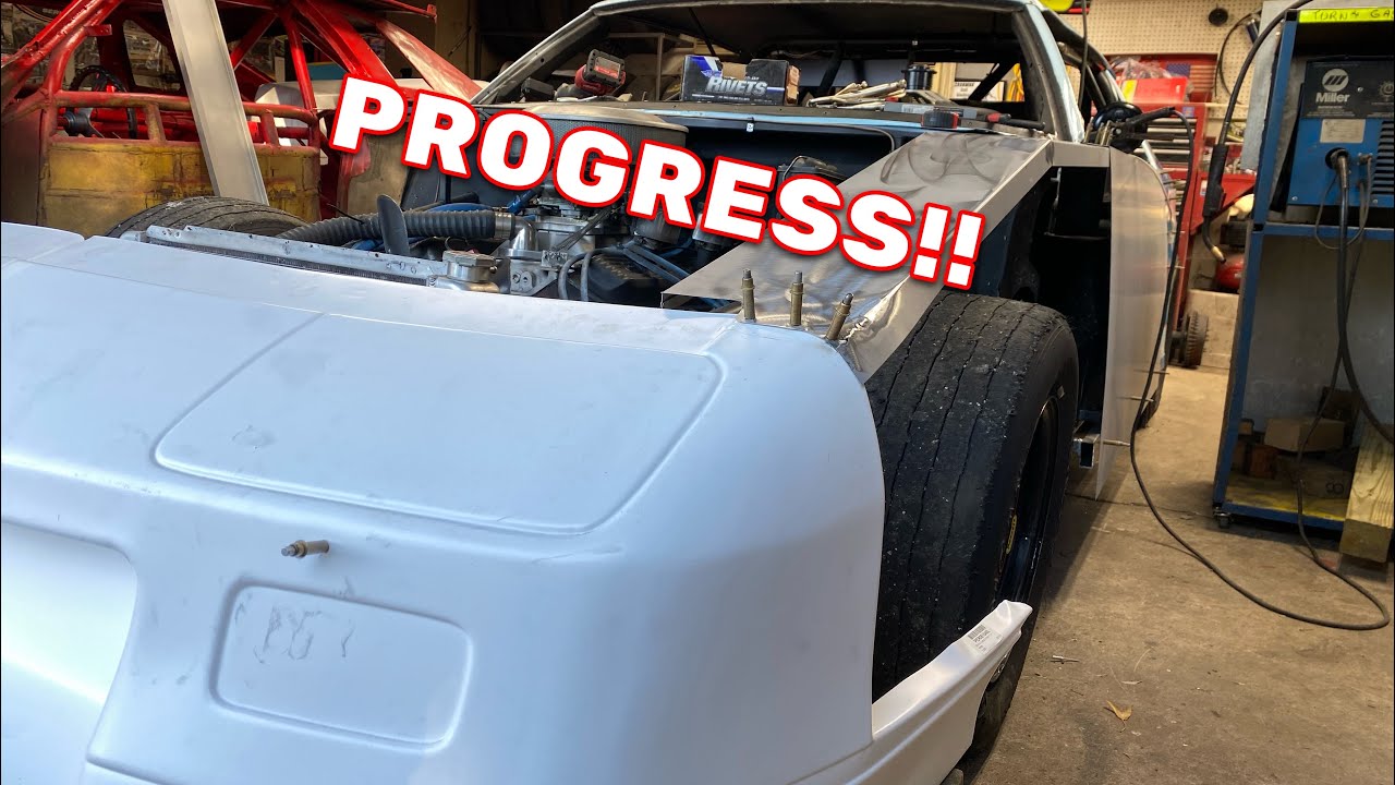 Bumpers and fenders!!! Continued progress on the Hobby Stock. - YouTube
