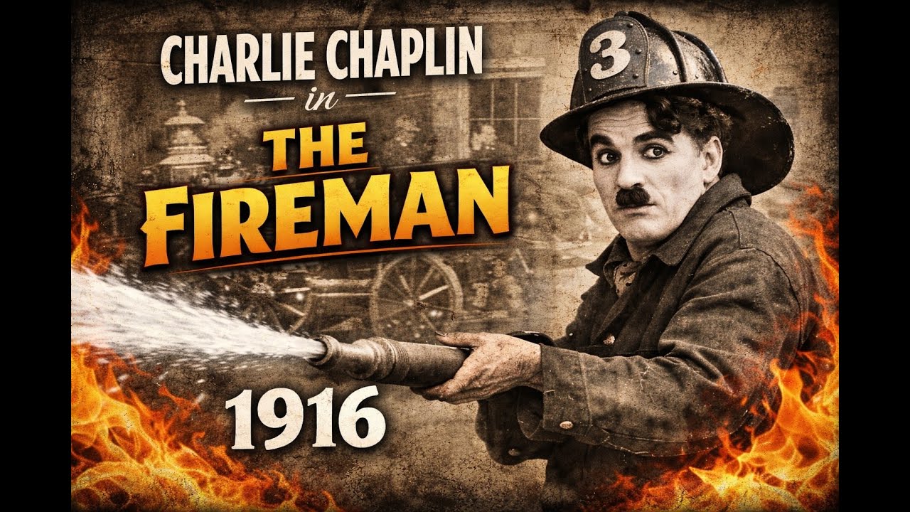 The Fireman (1916) – Charlie Chaplin Full Movie | Public Domain Silent ...