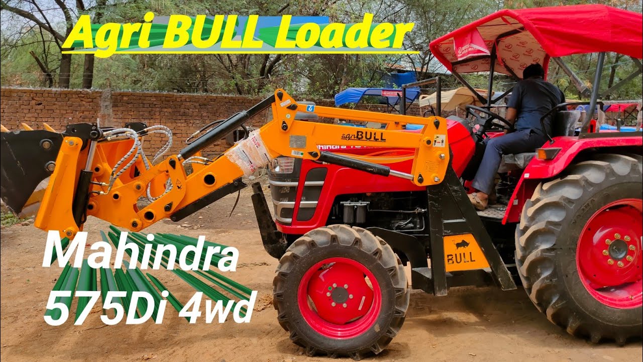 Agri BULL Loader Mahindra 575 4wd||Agri BULL Loader Tractor Attachment ...