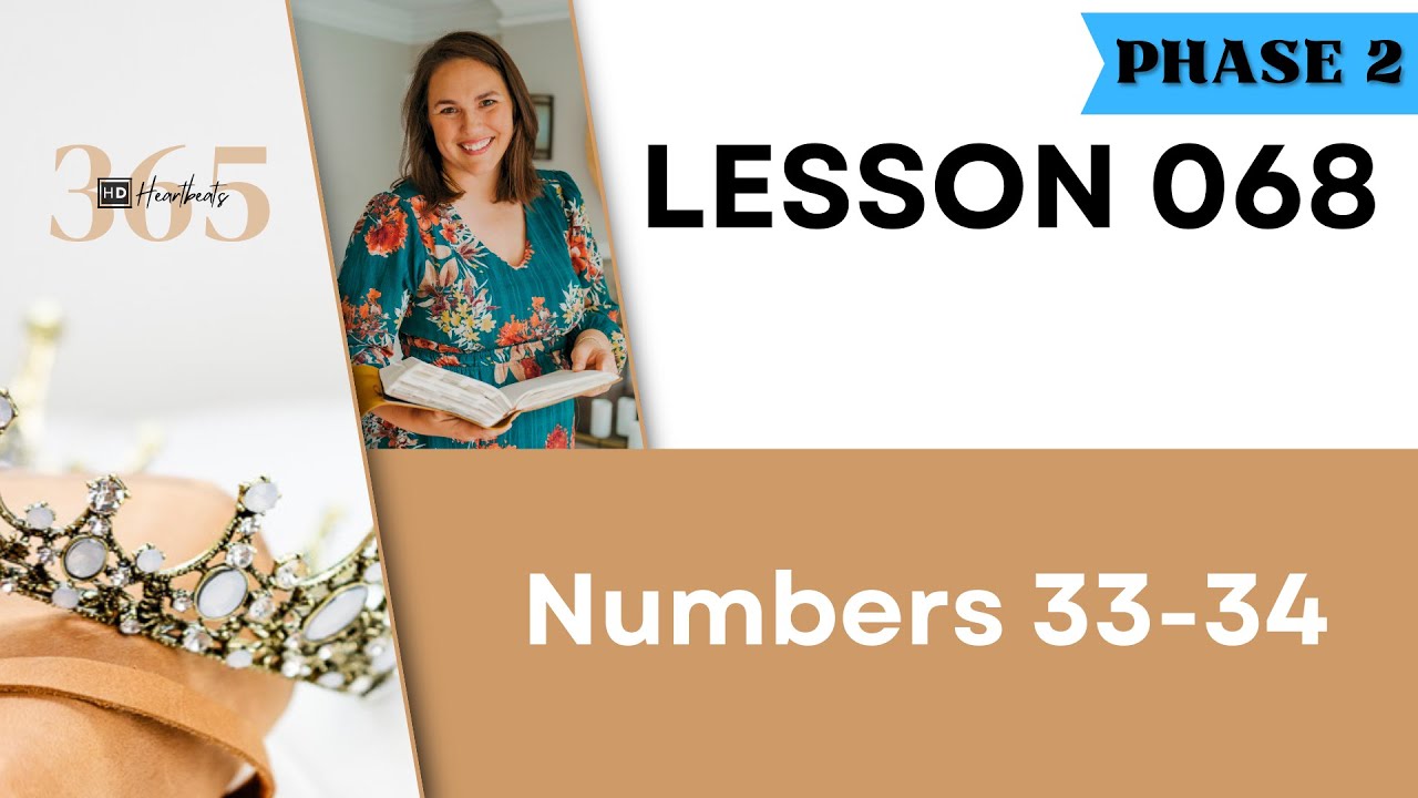 Lesson 68 Numbers 33-34 | Heartbeat of God | 2025 Bible Study ...