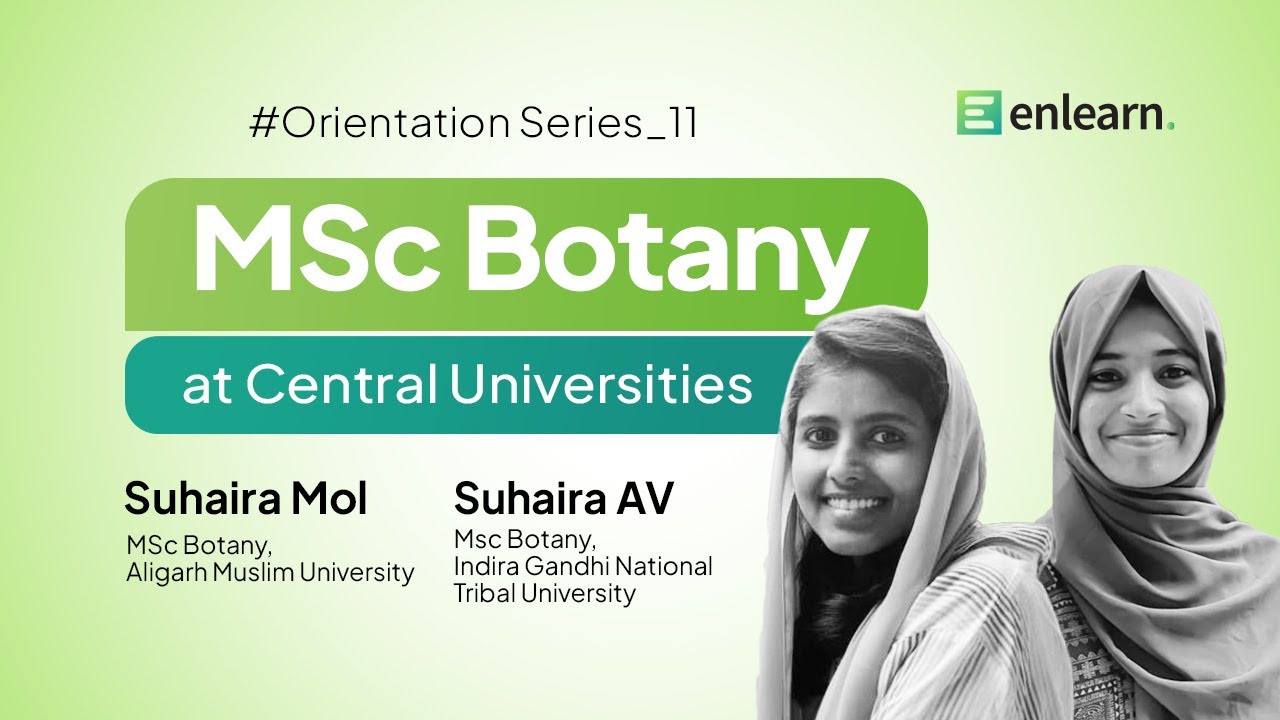 ORIENTATION SESSION 11 | MSc Botany - YouTube