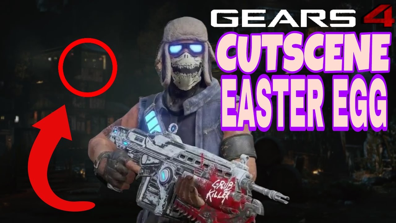 GARY CARMINE IN CUTSCENE (Gears of War 4 Campaign Easter Egg) - YouTube