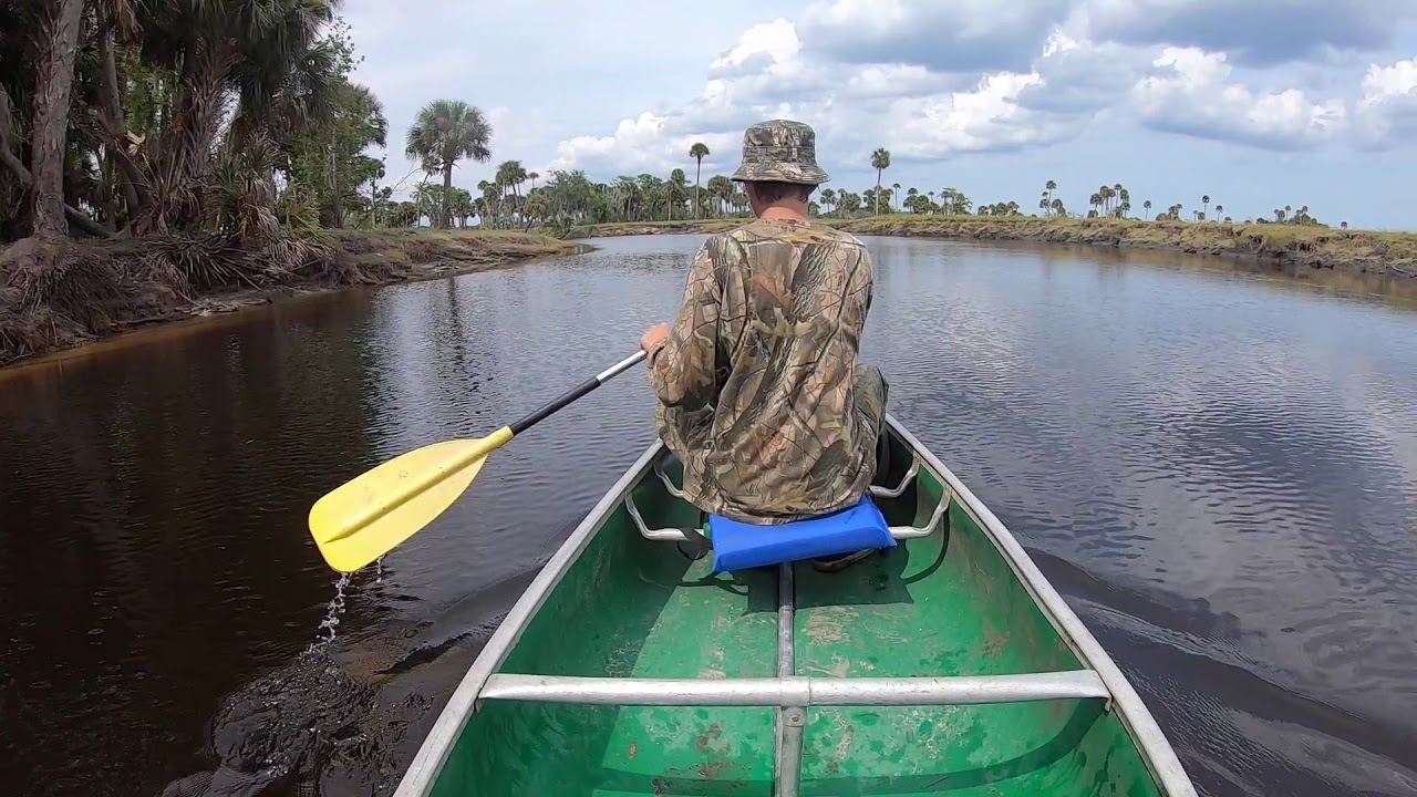 Canoeing the Econlockhatchee River with Indian Mounds - YouTube