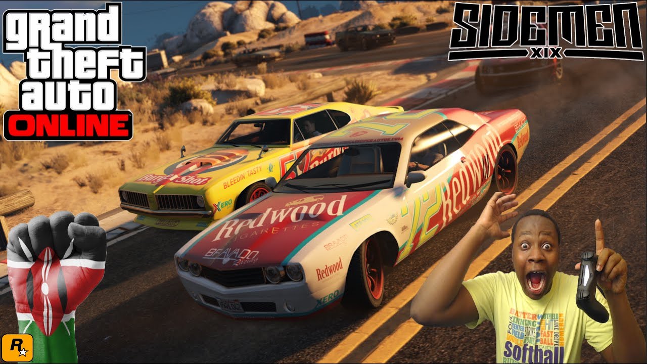 RACING WITH GTA MODE ON!! | GTA V online with THE KENYAN SIDEMEN ...